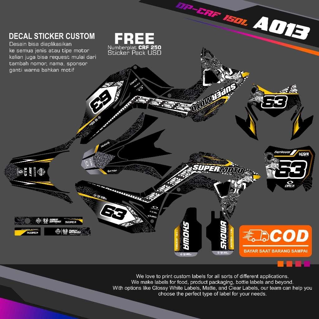 Jual Decal CRF Fullbody Sticker Model Batik Wayang Aesthetic Crf Decal ...