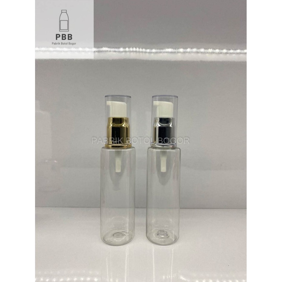 Jual PBB - BOTOL RF 60ML CLEAR PUMP TREATMENT FULLCAP SILVER GOLD N18 ...
