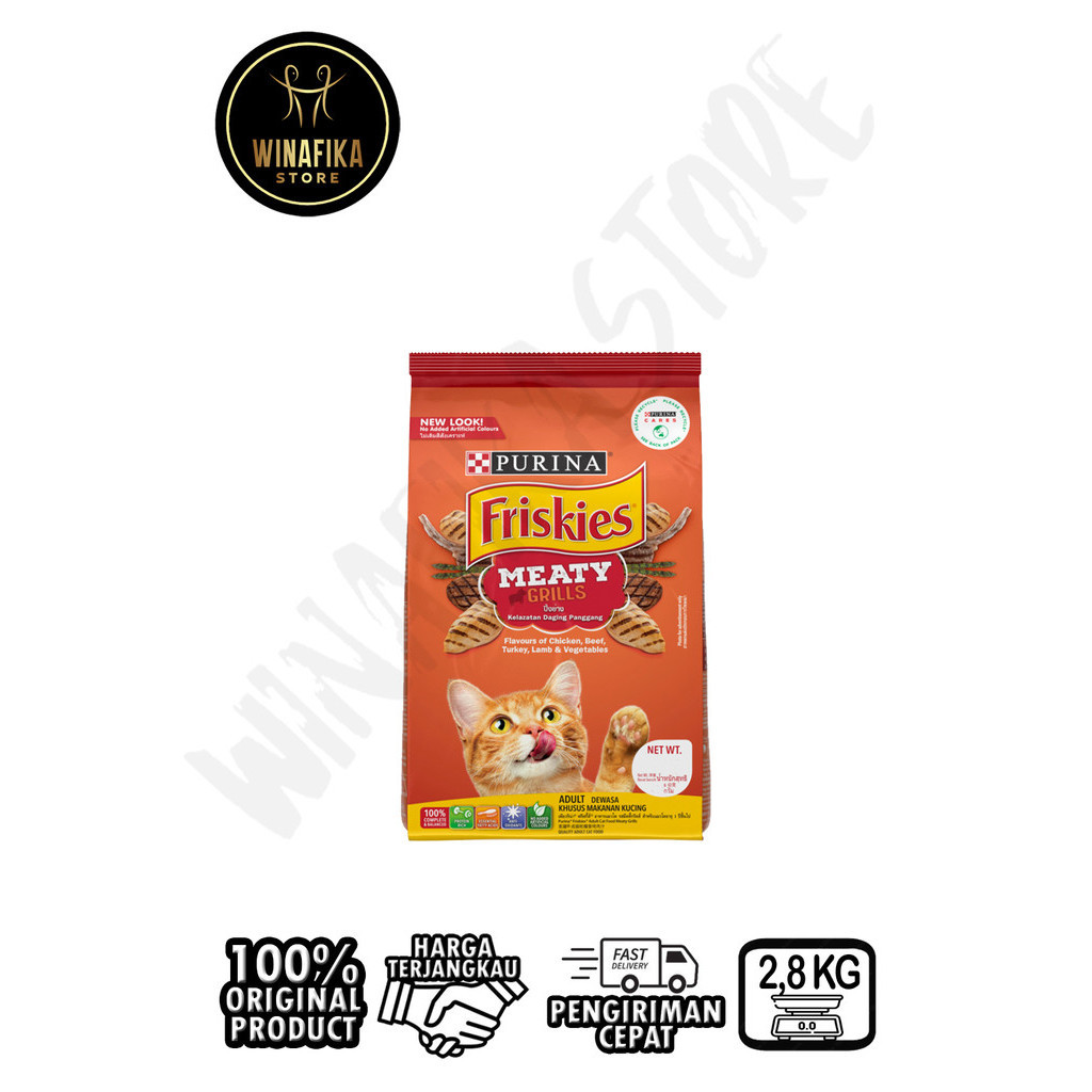 Jual FRISKIES ADULT MEATY GRILLS 2.5KG | Shopee Indonesia