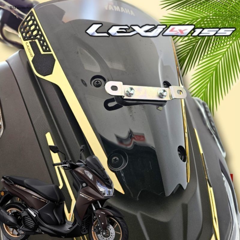 Jual Garnis Windshield Lexi LX 155 Bahan Kaca Akrilik ( Bm accmotor ...