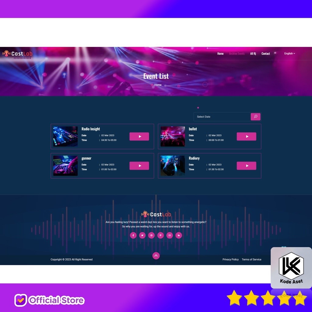 Jual SOURCE CODE APLIKASI CASTLAB - LIVE RADIO BROADCASTING PLATFORM BY FUZITECH | Shopee Indonesia