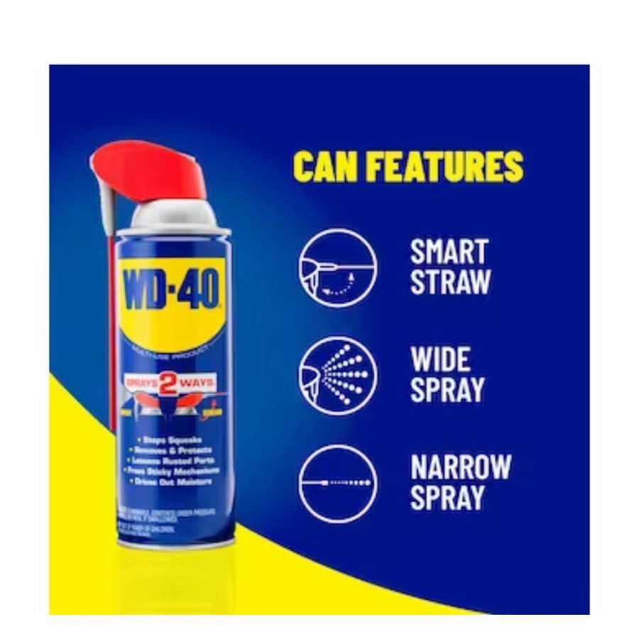 Jual WD-40 / WD40 / WD 40 Multi-Use Product SmartStraw 412ml | Shopee Indonesia