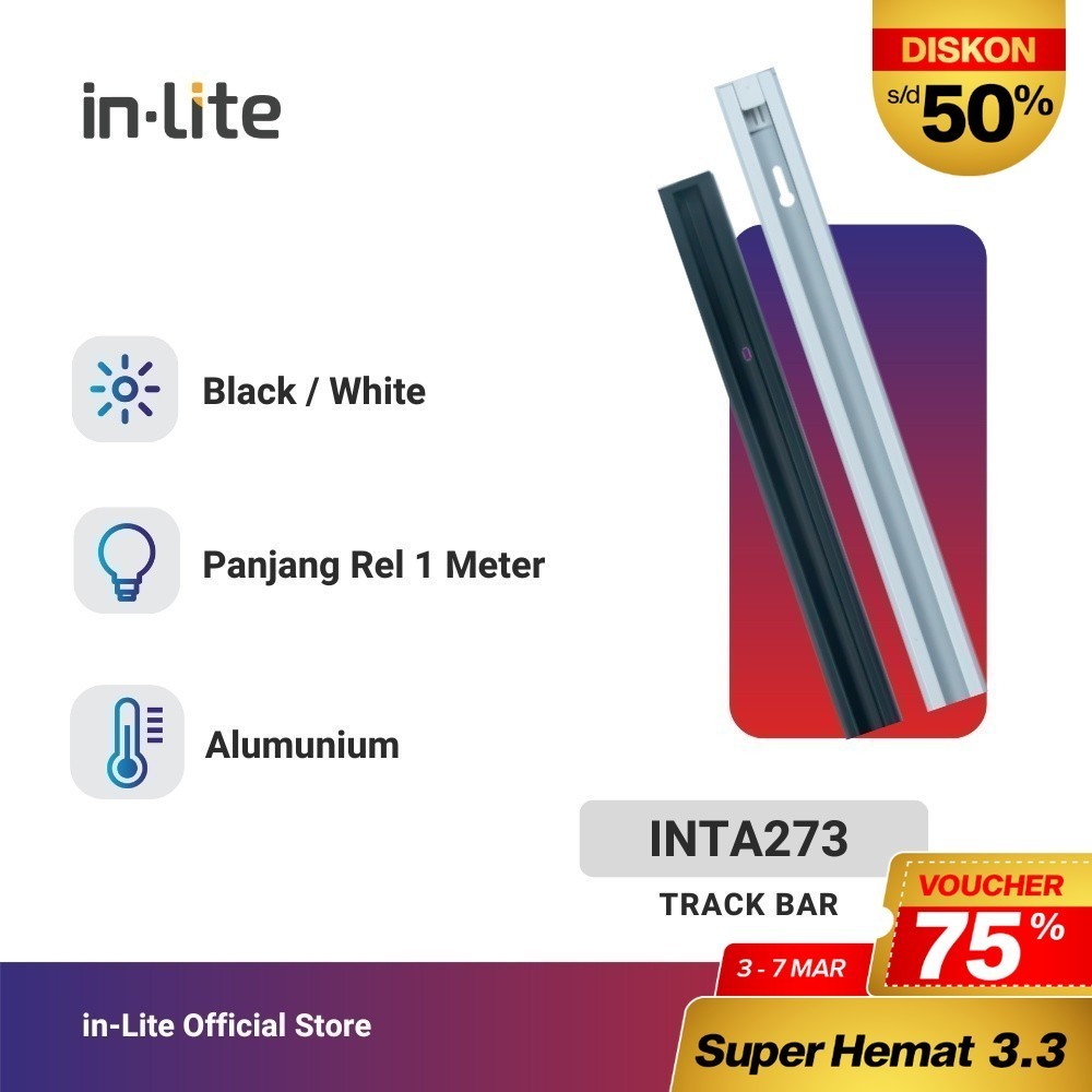 Jual InLite Track Bar for Track Light | Shopee Indonesia