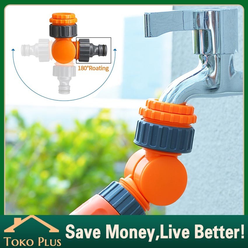 Jual Adapter Selang Air Garden Faucet Quick Connector: 180 Degree ...