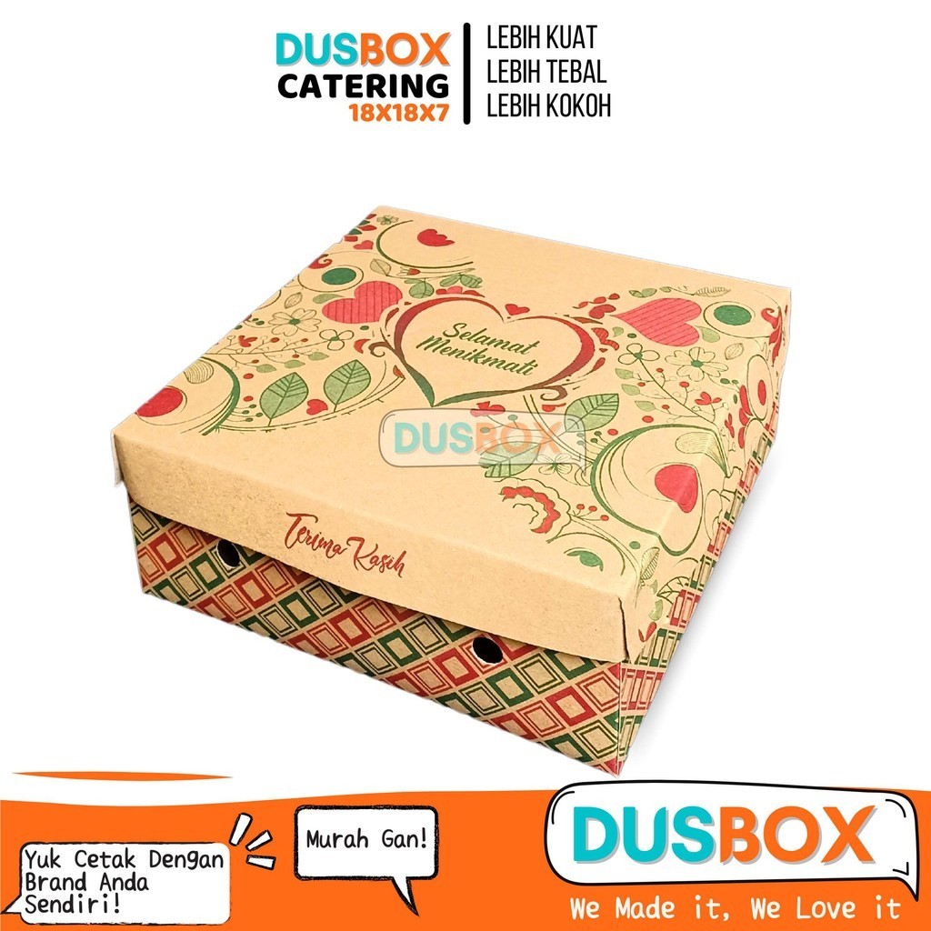 Jual Box Catering / Kardus Nasi Box Kekinian / Box Nasi kotak / Box ...