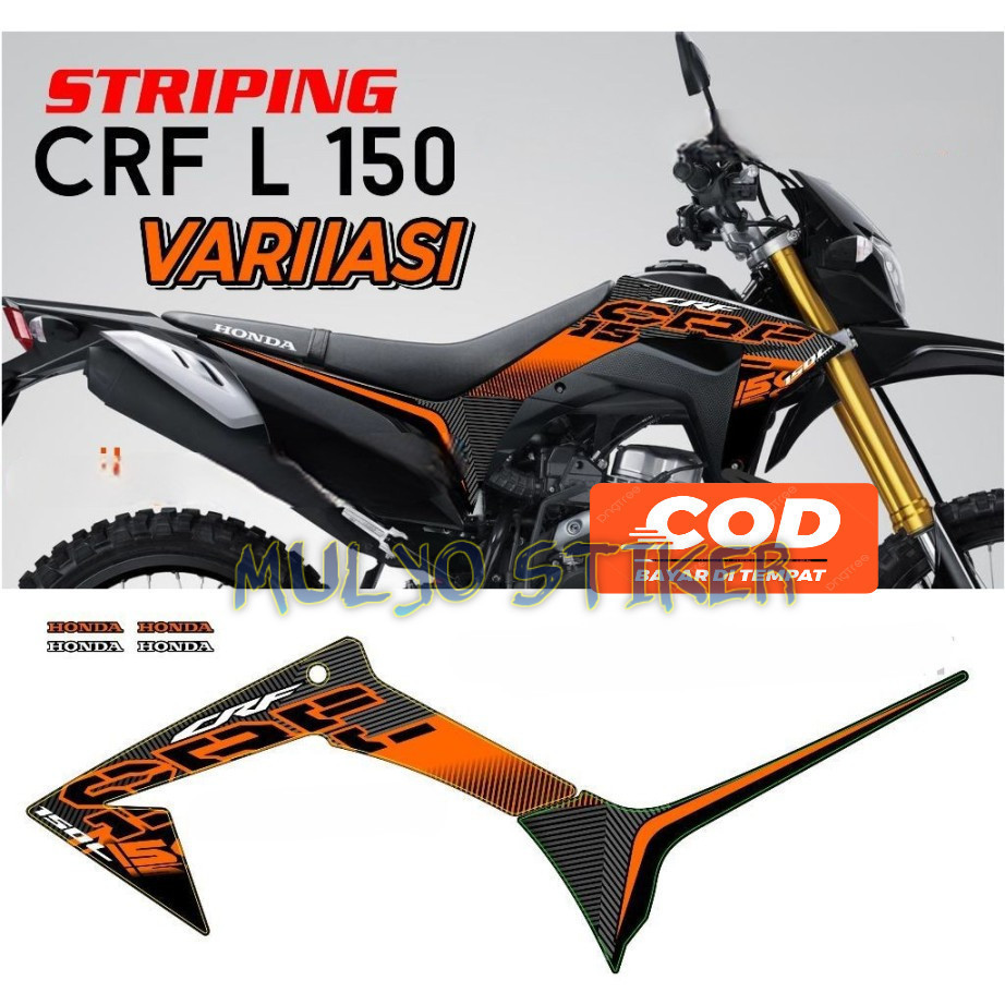 Jual STRIPING STICKER LIS LES POLET List honda CRF 150L 2019 2020 2021 ...