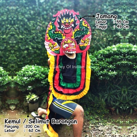Jual Barongan jamang besar kemul jumbo warna mainan anak permainan ...
