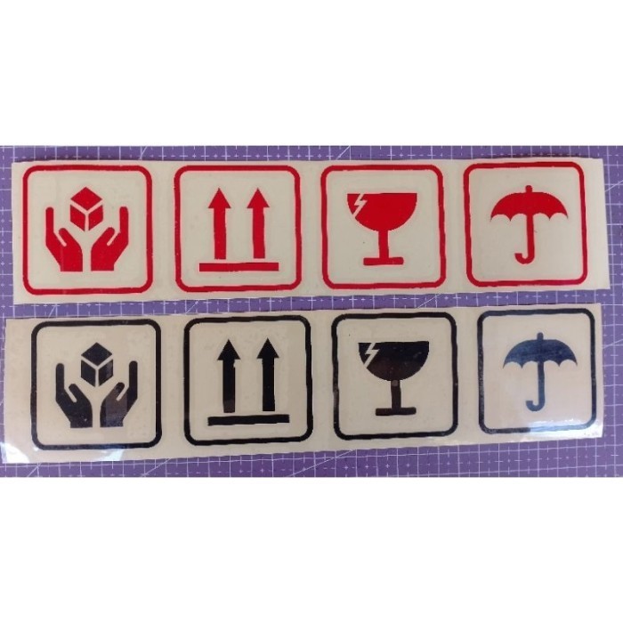 Jual Stiker Cutting Fragile untuk Hardcase barang pecah belah dilarang ...