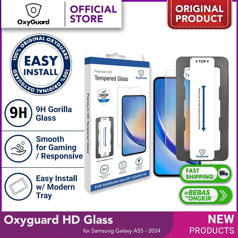 Jual OxyGuard Tempered Glass Samsung A55 A56 / A36 - Screen Guard ...