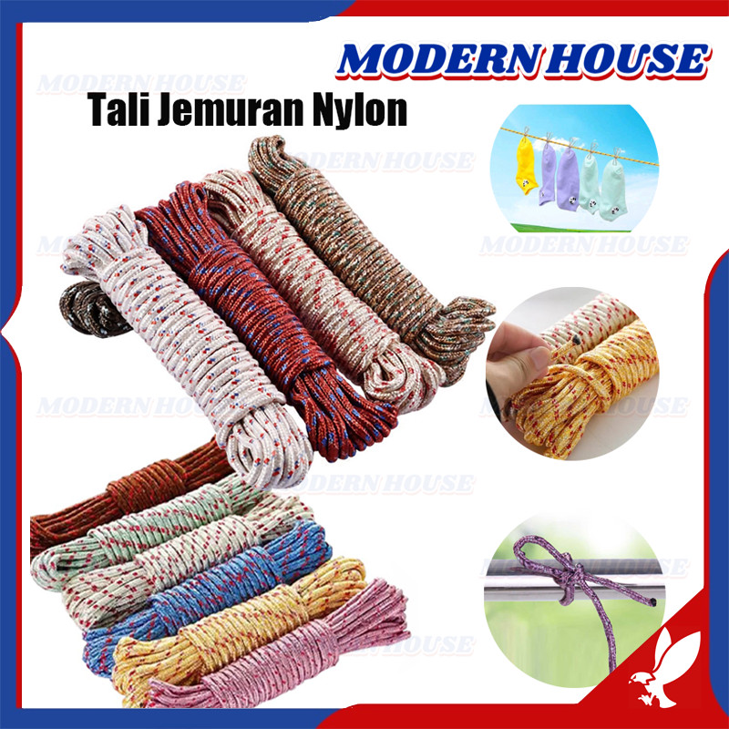 Jual Tali Jemuran 10 Meter / Tali Jemuran Nylon Tambang 10 Meter / Tali ...
