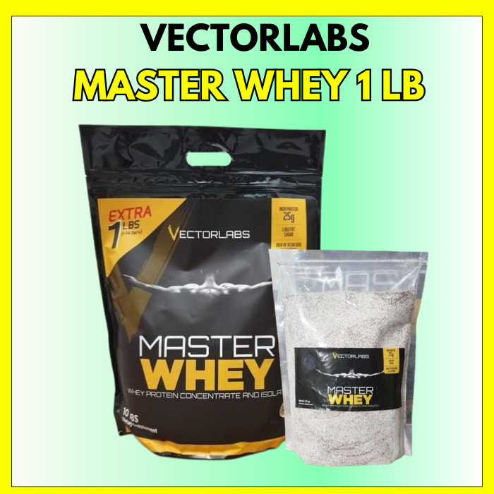 Jual VECTORLABS MASTER WHEY 1 LBS 450 GRAM MASTER WHEY PROTEIN ISOLATE ...