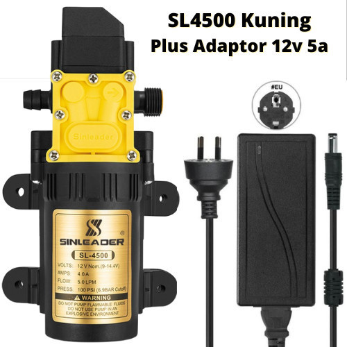Jual Pompa DC 12 Volt Sinleader SL-4500 Terbaru Otomatis Bertekanan ...