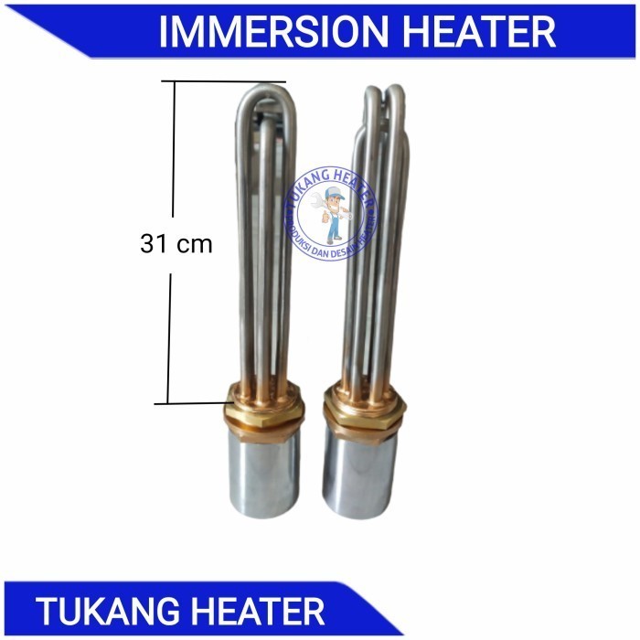 Jual Immersion Heater Pemanas Cairan Panjang 31 cm. x 5000 sampai 9000 ...