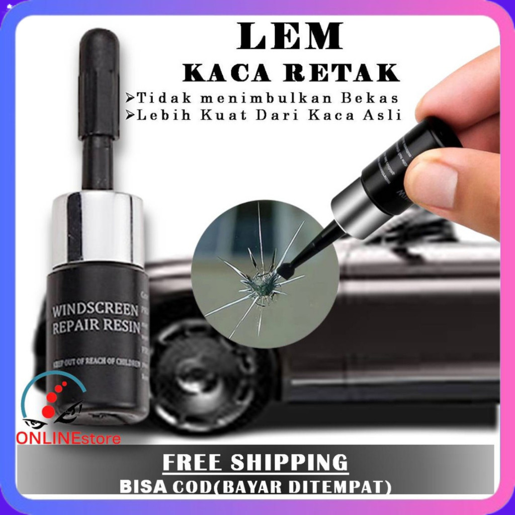 Jual Alat Reparasi Kaca Mobil Retak Car Window Crack Repair Repair Kit ...