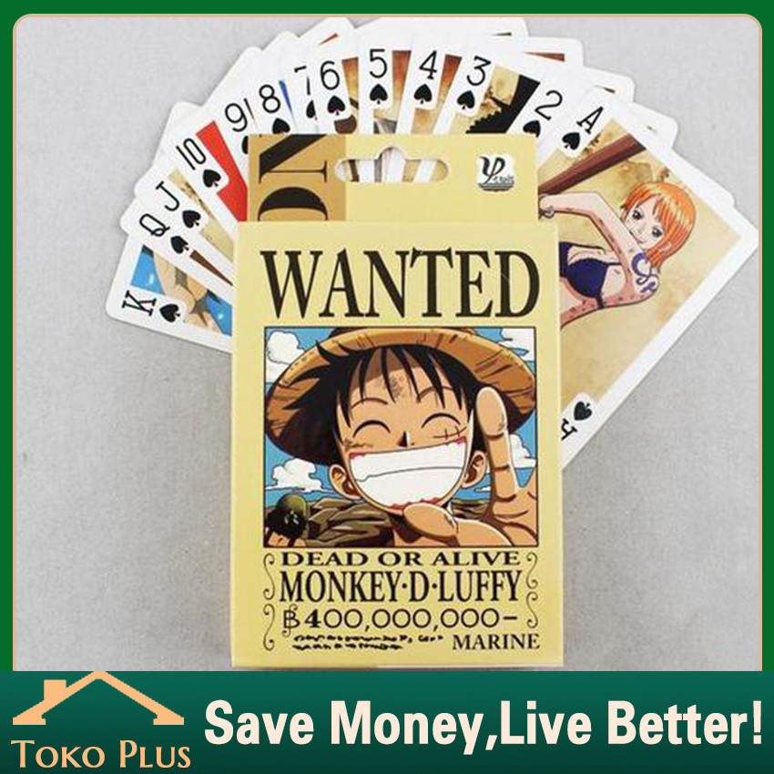 Jual Kartu Remi Anime Poker One Piece Playing Cards | Shopee Indonesia