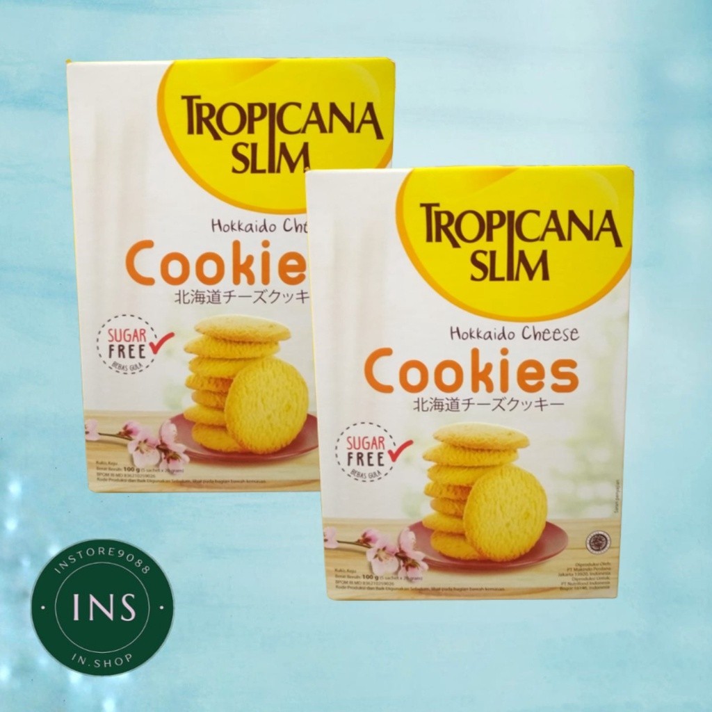 Jual TROPICANA SLIM COOKIES HOKKAIDO CHEESE 100G | Shopee Indonesia