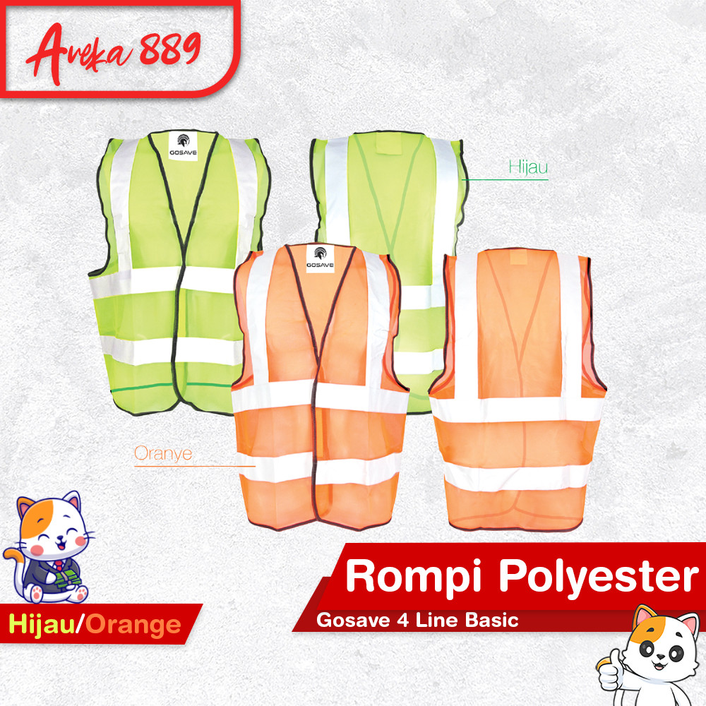 Jual Gosave Rompi Polyester 4Line Basic - Rompi Proyek Scotlight 4 ...