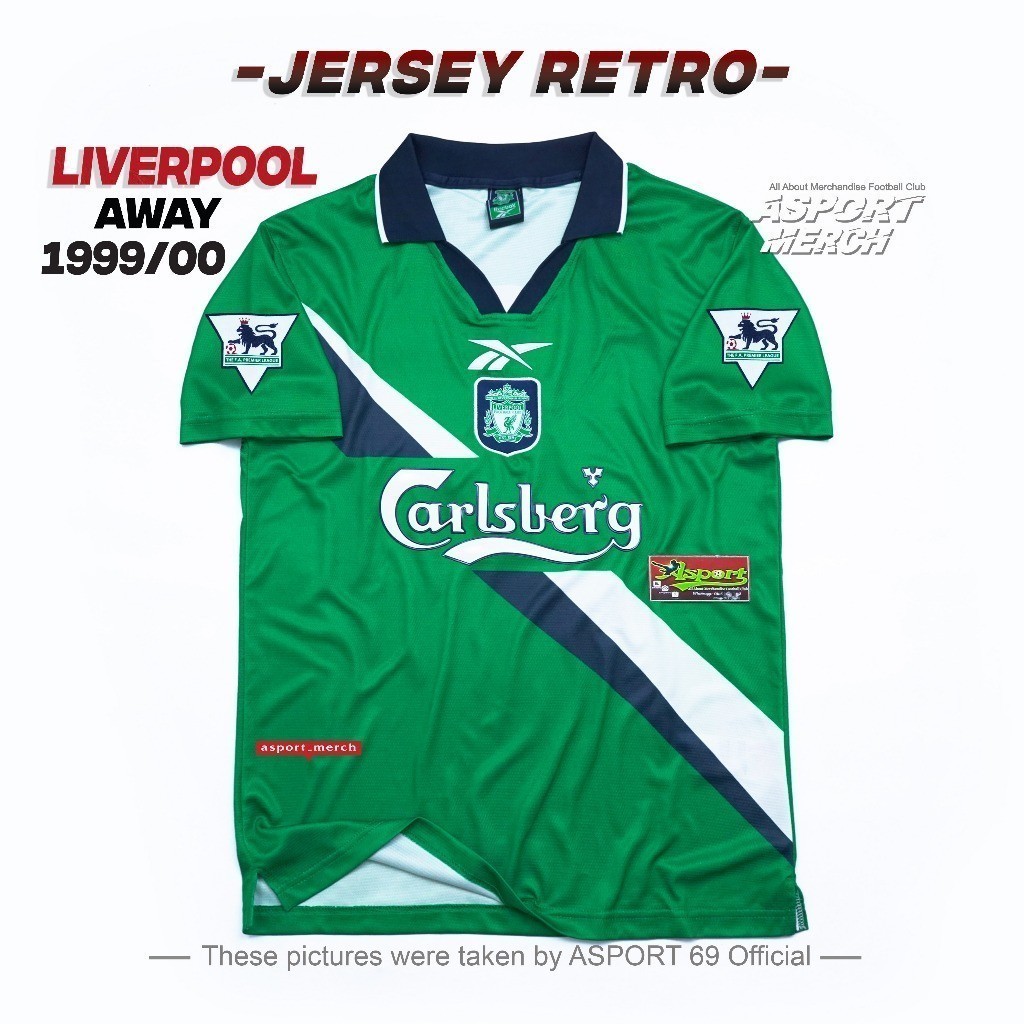 Jual JERSEY LIVERPOOL RETRO AWAY 1999 2000 JERSEY RETRO LFC AWAY 99 00 ...
