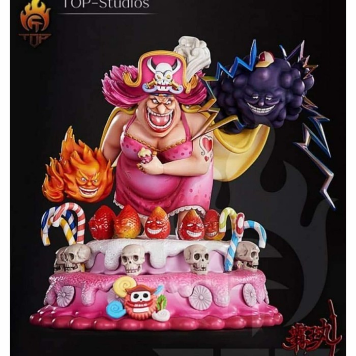 Jual Top Studio Big mom statue original resin one piece bigmom SD scale ...