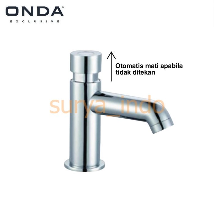 Jual KRAN WASTAFEL OTOMATIS 1/2" ONDA EXCLUSIVE Y 337 AU KERAN AIR CUCI TANGAN TEKAN PENCET ...