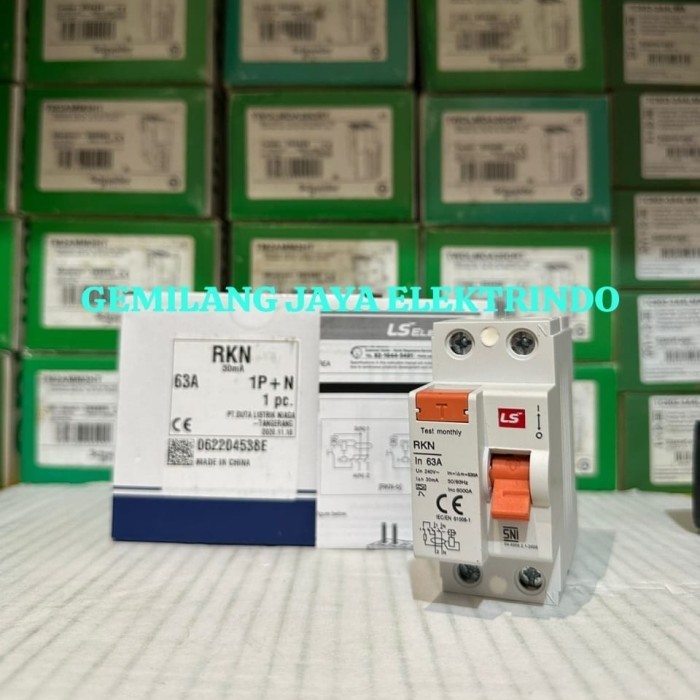 Jual ELCB / RCCB LS 2P 63A 30MA 1P+N 63A 30MA LS ELECTRIC ORIGINAL ASLI NEW | Shopee Indonesia