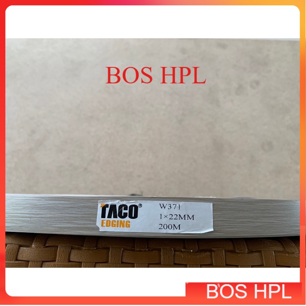 Jual Per 5 Meter Edging Taco W 371 1 x 22 Mm Woodgrain HPL TH 371 H 2 Cm | Shopee Indonesia
