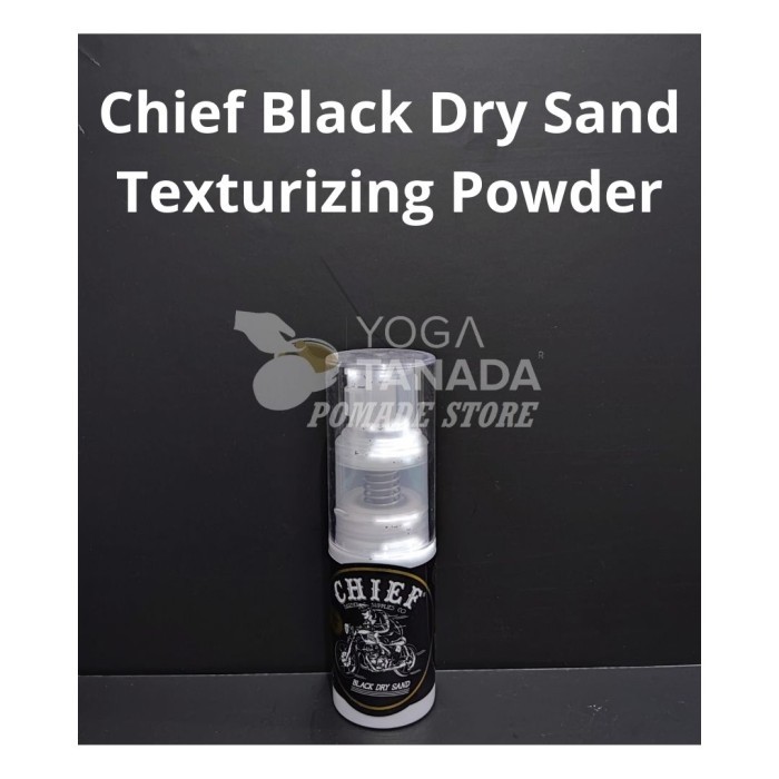Jual Chief Black Dry Sand Charcoal Texturizing Hair Powder Dust 15gr ...