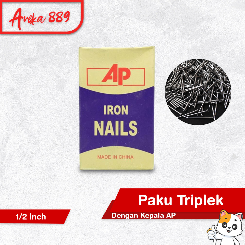 Jual Paku Jarum 1/2” AP / Paku Triplek Ada Kepala 0.5 inch / Paku Halus ...
