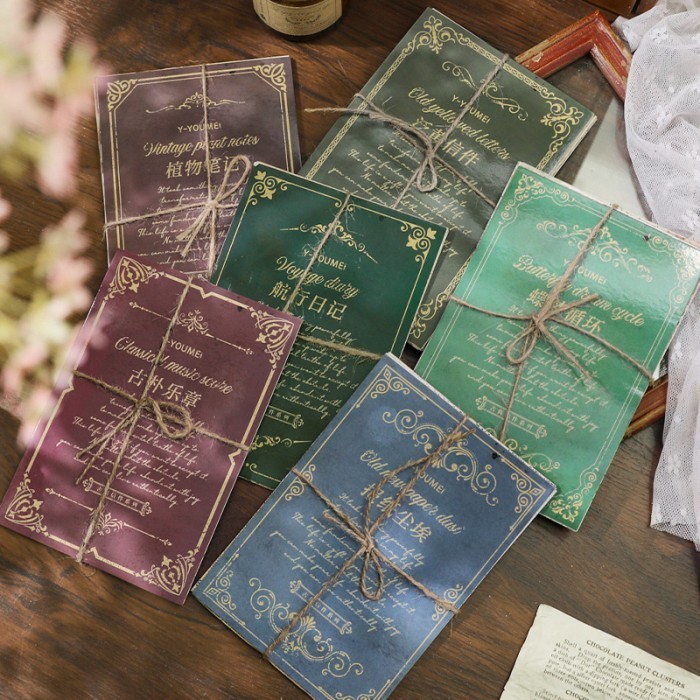 Jual Kertas Vintage Scrapbook Set DIY Journal COLLECTION 30 Lbr Craft ...