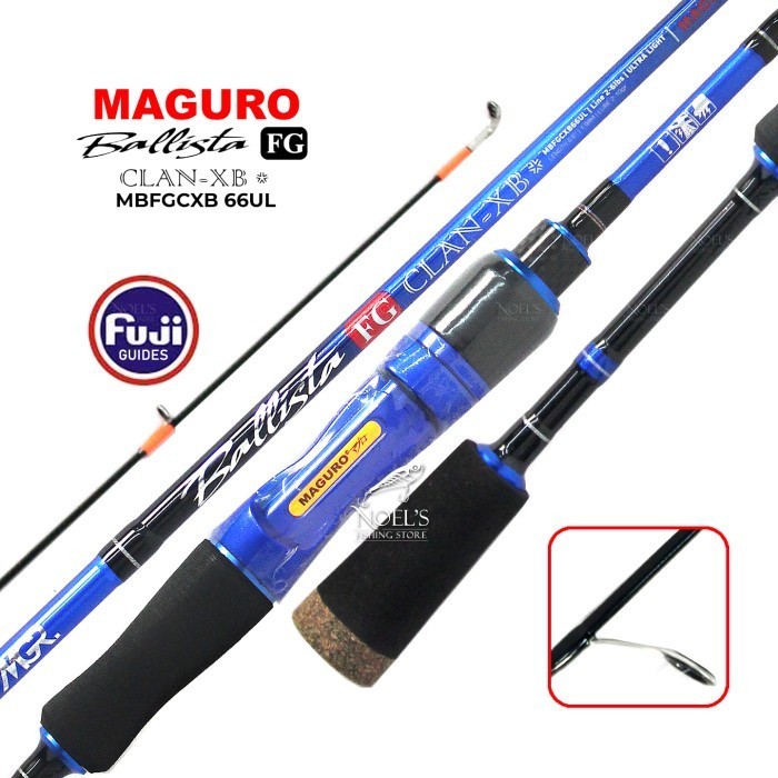 Jual promosi toko Joran UL Maguro BALLISTA FG CLAN XR/XB 198 2-6 lbs UltraLight Casting - XR ...