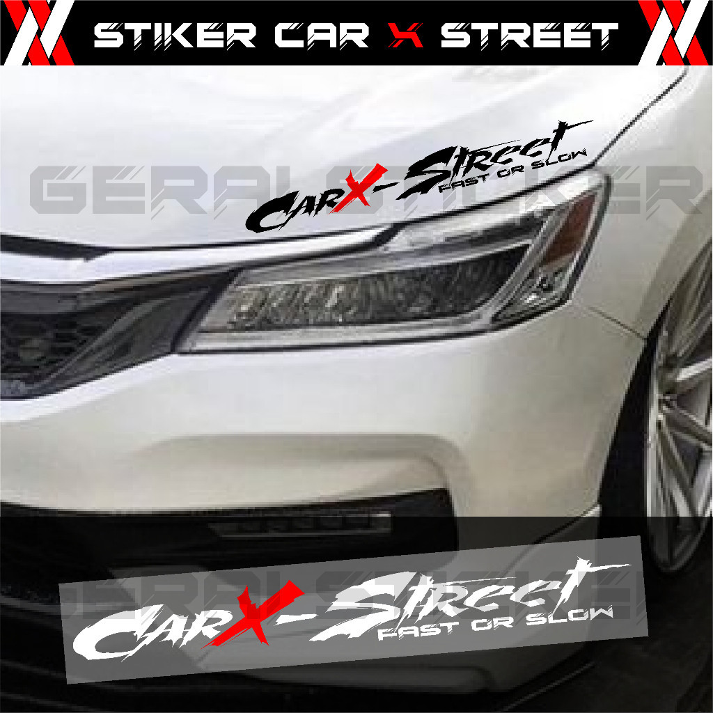 Jual stiker body mobil Carx-Street cutting sticker stiker kap mesin ...