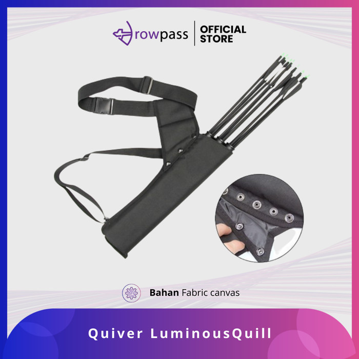 Jual Quiver Panahan Tas Anak Panah Fabric Canvas Hitam | Shopee Indonesia
