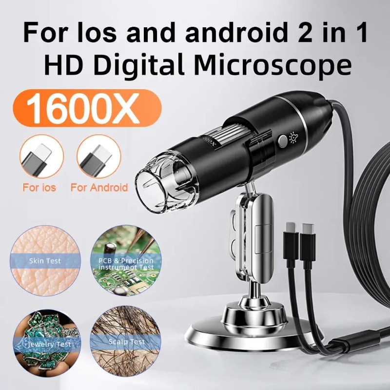Jual 1600X Microscope Mikroskop USB Digital Zoom Magnifier Monokuler Kamera Pembesar Elektronik ...