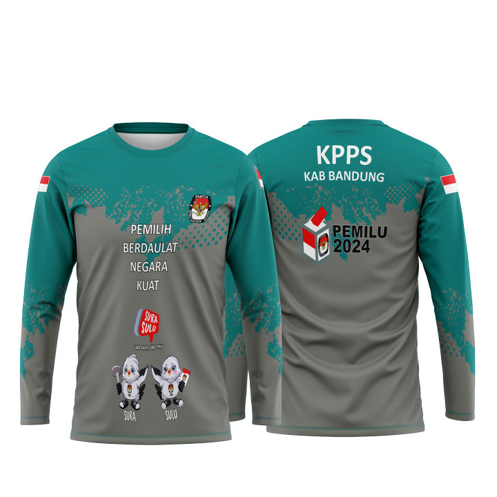 Jual baju kpps pemilu 2024 fullprinting custom sesuai daerang nama dan ...