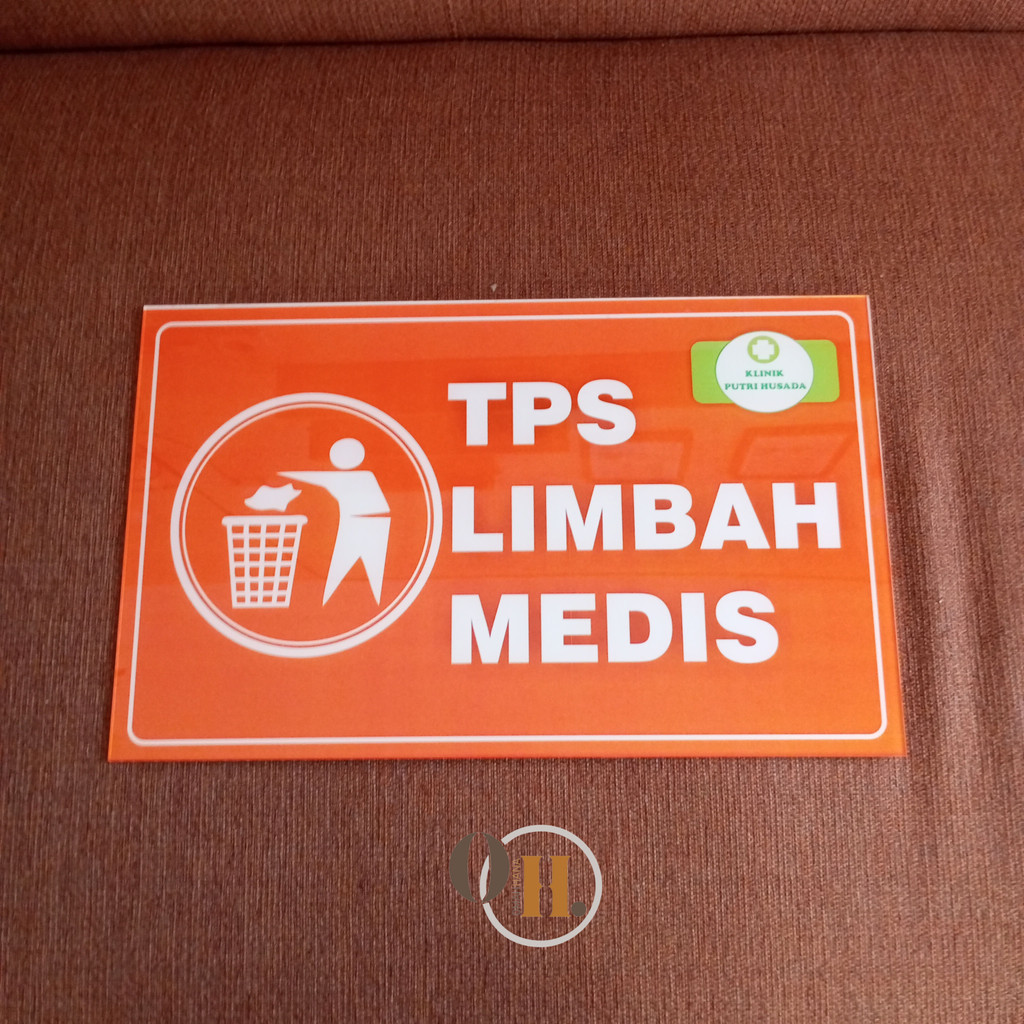 Jual Custom Akrilik Tempat Pembuangan Sampah Medis - Akrilik TPS Medis ...