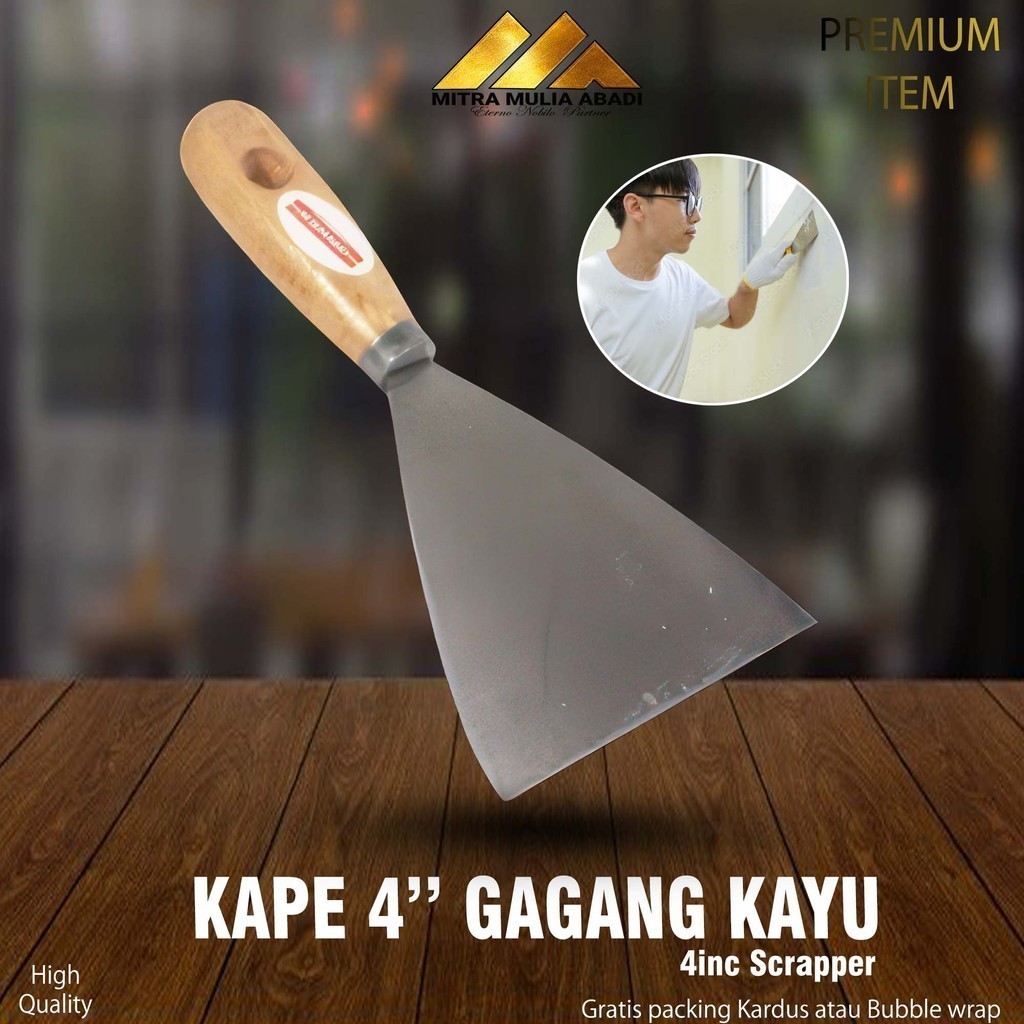 Jual Kape Gagang Kayu 4" / Sekrap / Scrap | Shopee Indonesia