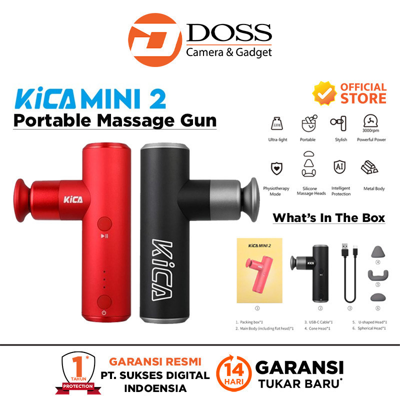 Jual KiCa Mini 2 Portable Massage Gun Relaxing Muscle | Shopee Indonesia