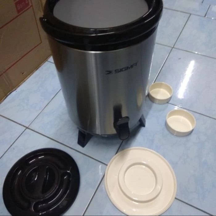 Jual Termus Air Panas Sigma 9,5 Ltr Stainless - Water Jug Sigma 9.5 Ltr ...