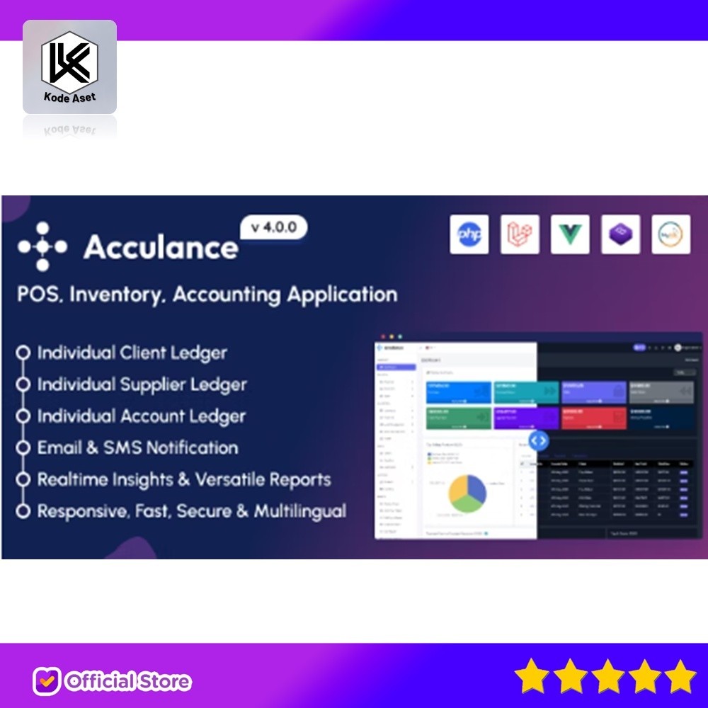 Jual SOURCE CODE APLIKASI ACCULANCE - ULTIMATE SALES, INVENTORY, ACCOUNTING MANAGEMENT SYSTEM BY ...