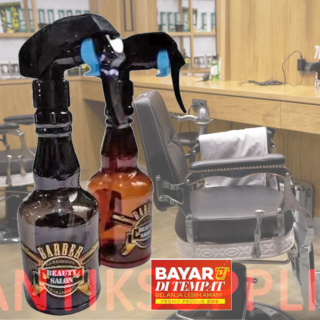Jual WA. Botol Barbershop Bulat Premium BMBC Botol Spray baru | Shopee ...