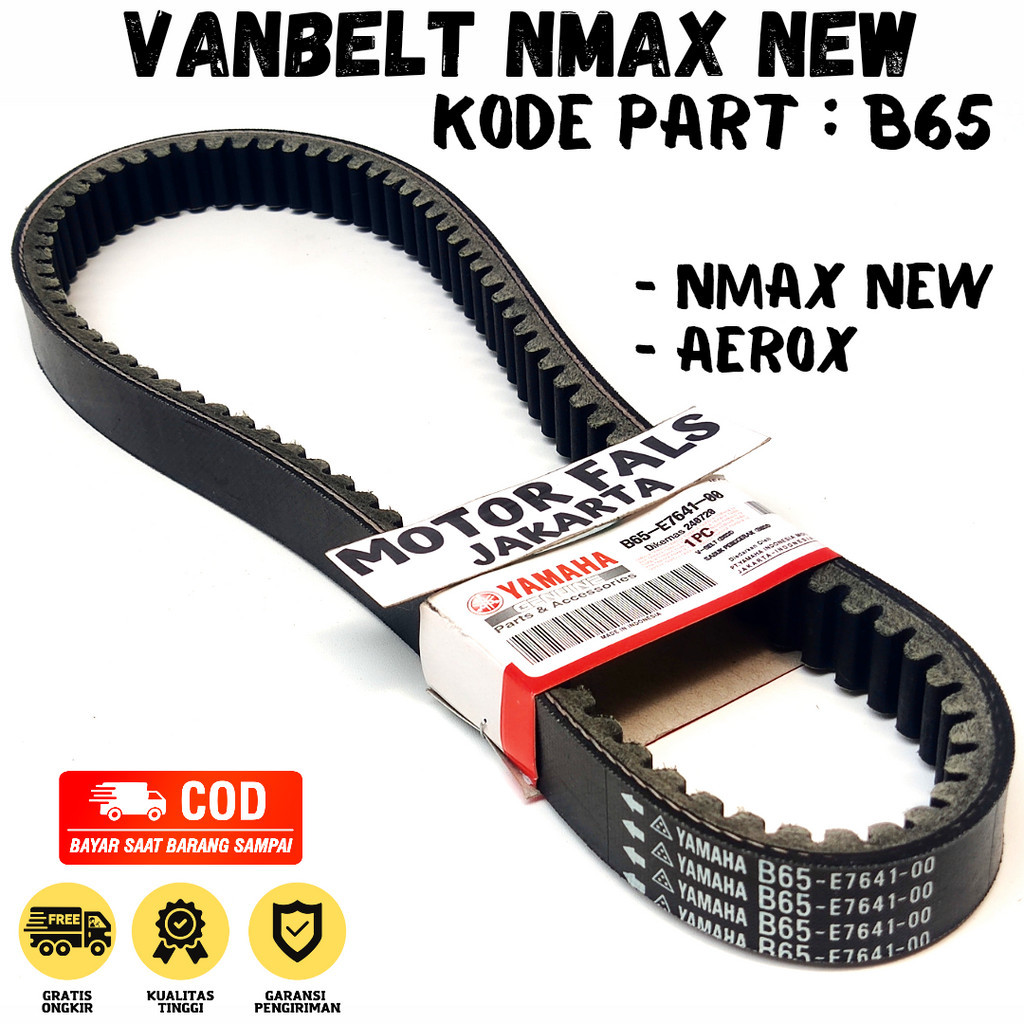 Jual Vanbelt Only Aerox 155 - Nmax New Kode B65 / Vbelt Yamaha Nmax New ...