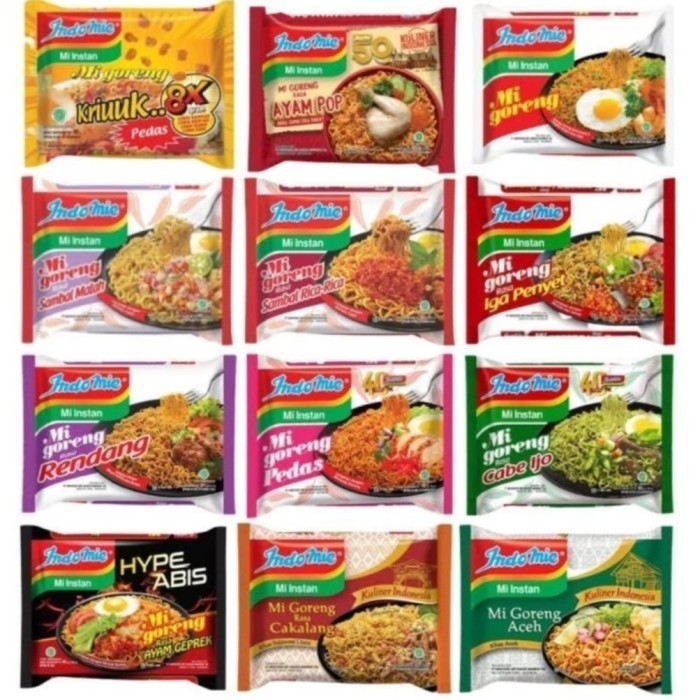 Jual 10 BUNGKUS INDOMIE GORENG 10 BUNGKUS Indomi Goreng - Iga Penyet ...