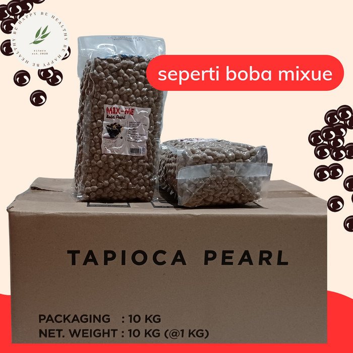 Jual Boba Pearl Bubble Tapioca Mix Me / ukuran, rasa seperti mixue / 1 ...