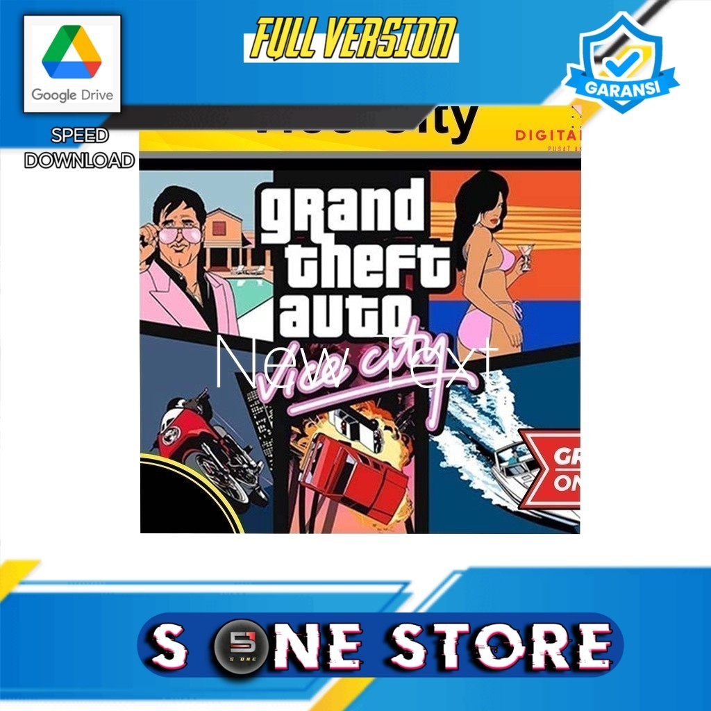 Jual GTA Vice City Pc ~ GTA VC Pc ~ Grand Theft Auto Vice City ~ Grand ...