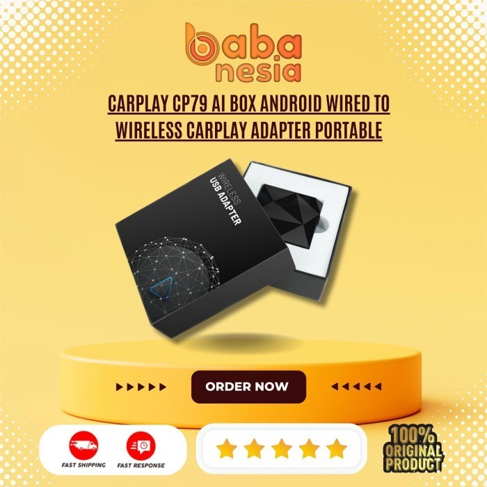 Jual CARPLAY CP79 AI Box Android Wired To Wireless Carplay Adapter ...