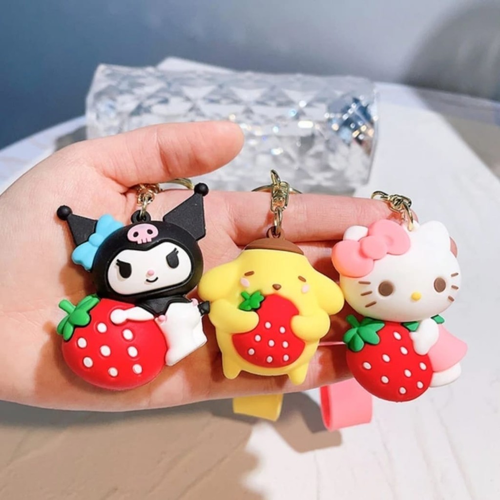 Jual STIPPPA Gantungan Kunci Karakter Tanpa Strap Ganci Tas Motor Mainan Anak Keychain San rio ...