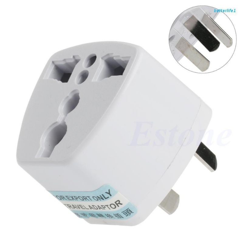 Jual PROMO! travel adaptor adapter au plug AU plug colokan converter ...