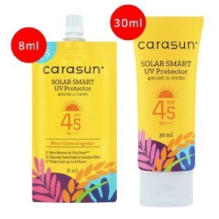 Jual CARASUN Solar Smart UV Protector SPF 45 8ml | 30ml | Shopee Indonesia