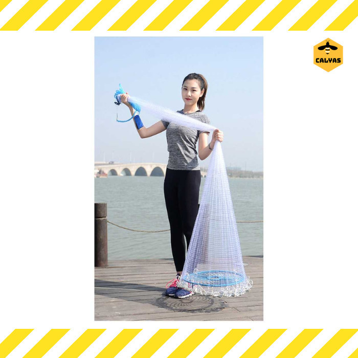 Jual promosi toko Jaring Jala Pancing Ikan Lempar Fishing Throw Net ...