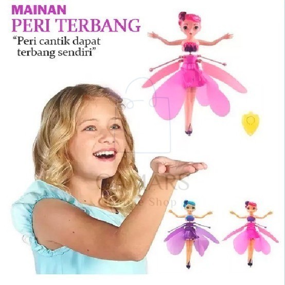 Jual Mainan Anak princes Peri Terbang Flying Karakter Sensor IR dan ...